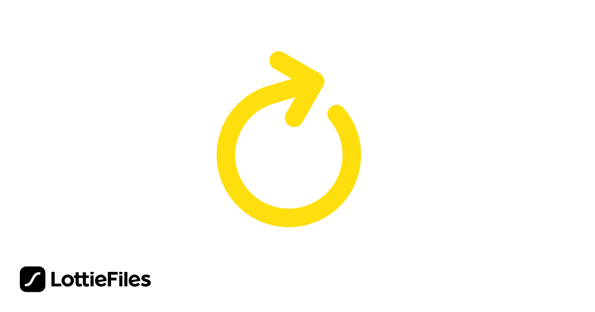 Free refresh yellow Animation by MOSTAFA ELNAGAR | LottieFiles