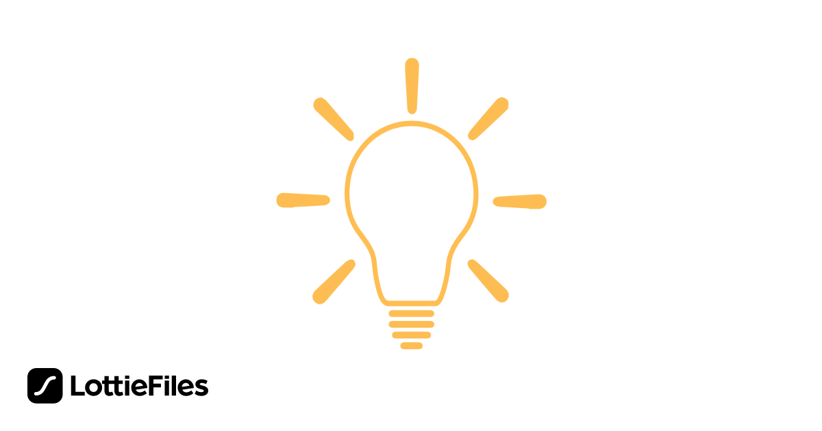 Free Idea Bulb Animation by Arpan | LottieFiles