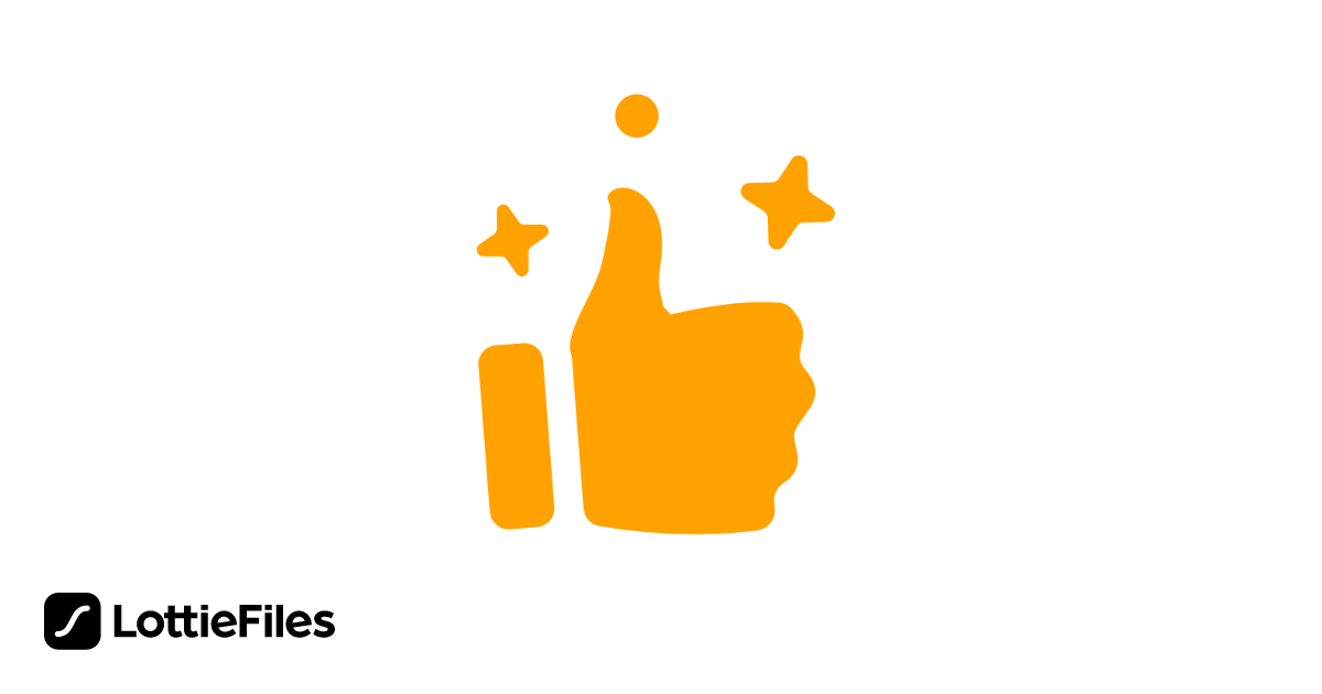 Free Thumbs up Animation by Tom | LottieFiles