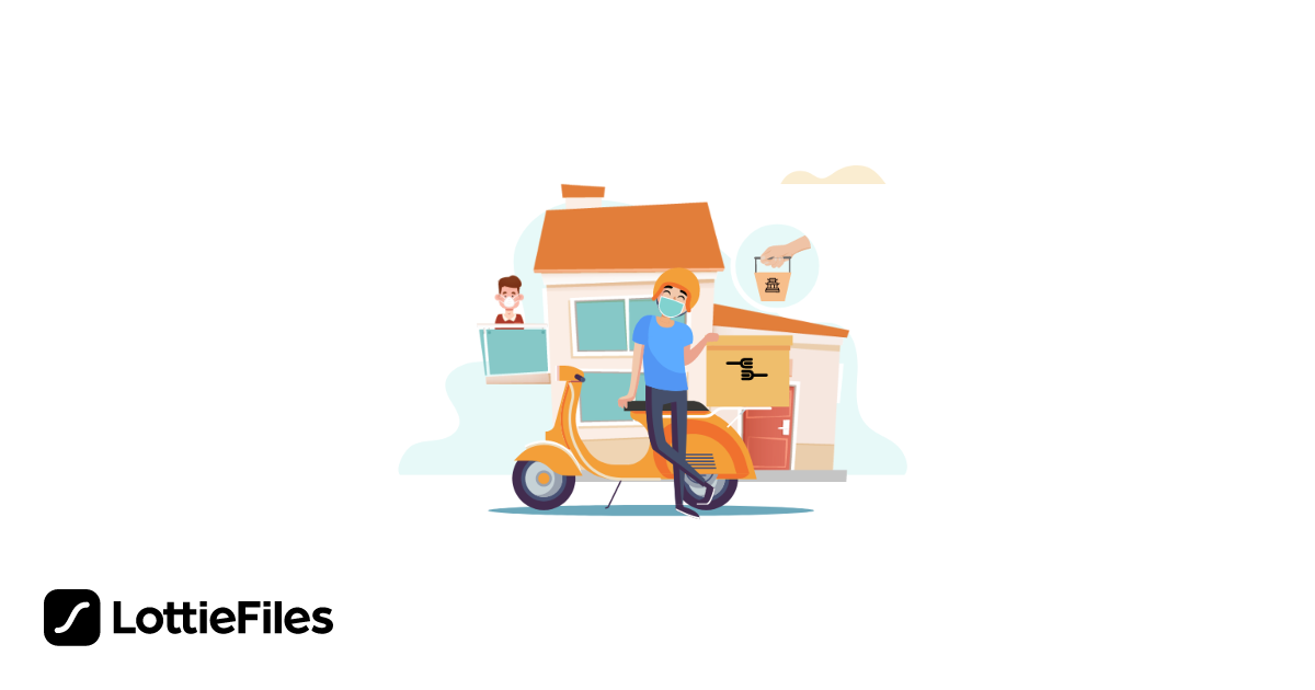 Free Delivery guy waiting at the doorstep Animation by Rishabh Goel ...