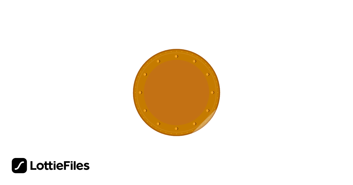 Free Spinning Gold Coin Animation by Paul Woodward | LottieFiles