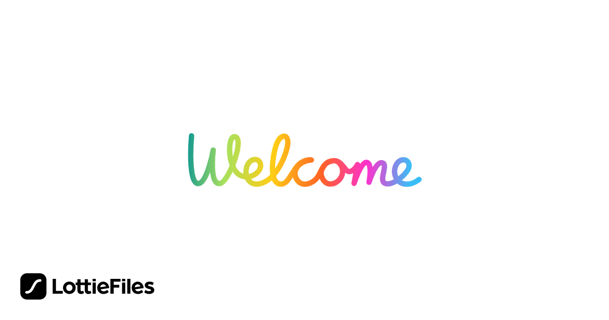 Free Welcome Animation by Musa | LottieFiles