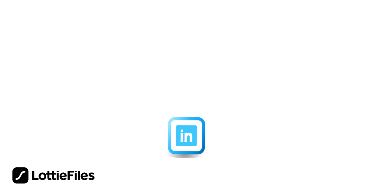 Free Linkedin icon animation Animation by SM | LottieFiles