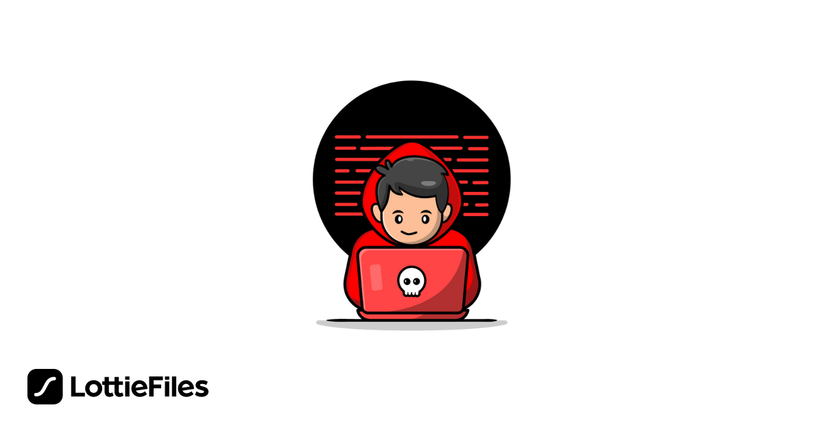 Free Hacker Red Animation by Akash | LottieFiles