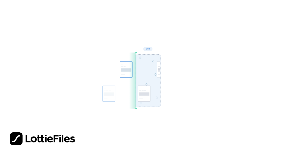 Free Document OCR Scan Animation by Denis Palchak | LottieFiles