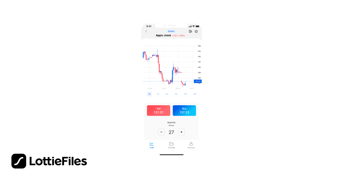 Free stocks Animation by pnq | LottieFiles