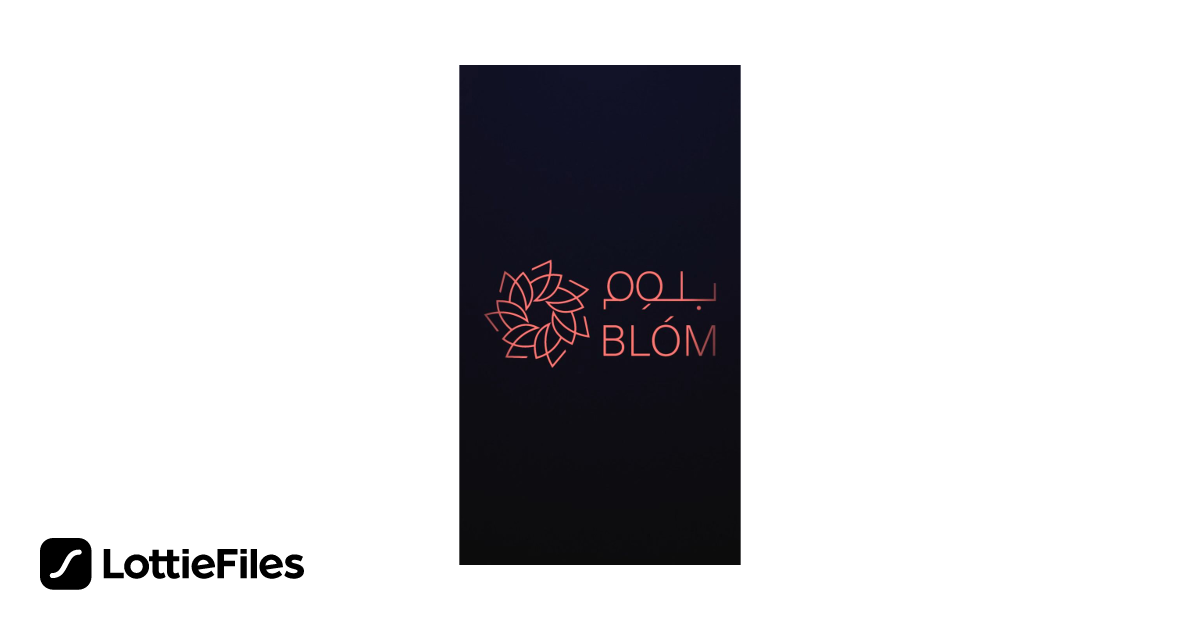 Free Blom Animation by Mazen | LottieFiles