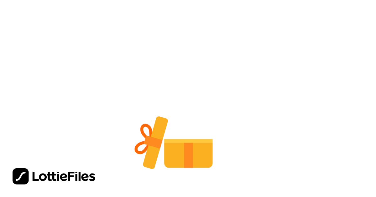 Free orange box opening Animation by Andrea Cassinari | LottieFiles