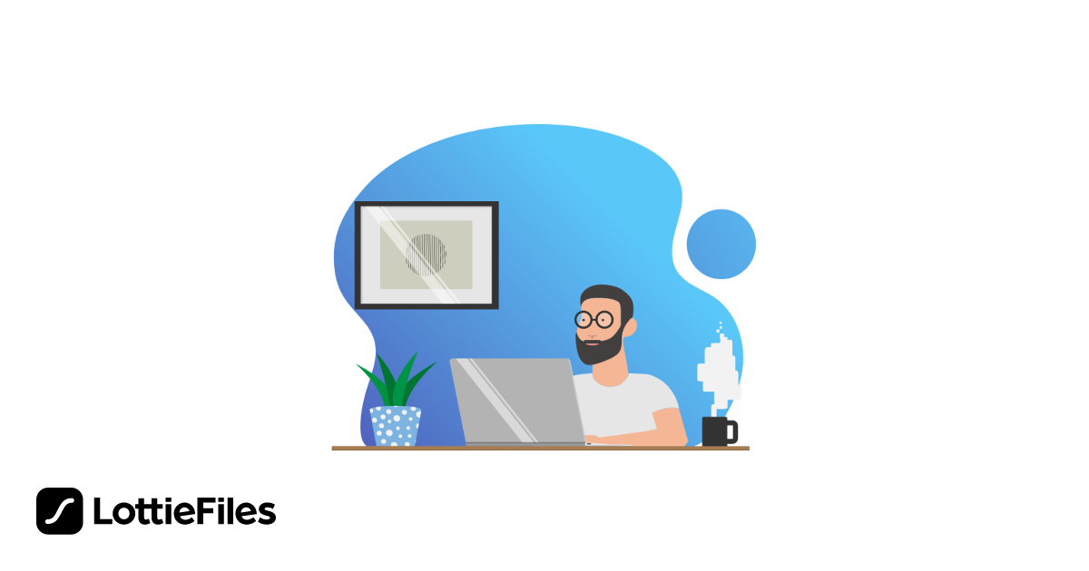 Free Person using laptop Animation by Marc Reid | LottieFiles