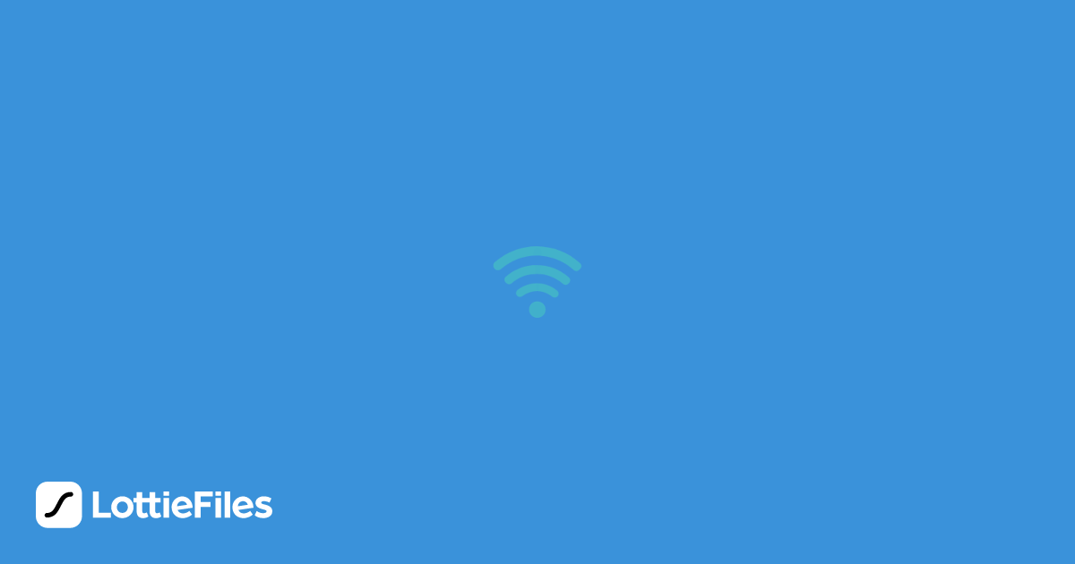 Free Wifi - No Internet Animation by Unknown Creator | LottieFiles