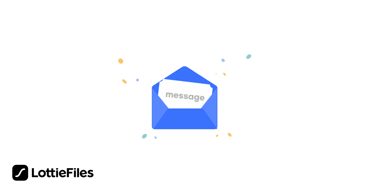 Free New Message Notification Animation by Sowmya Raghunathan | LottieFiles