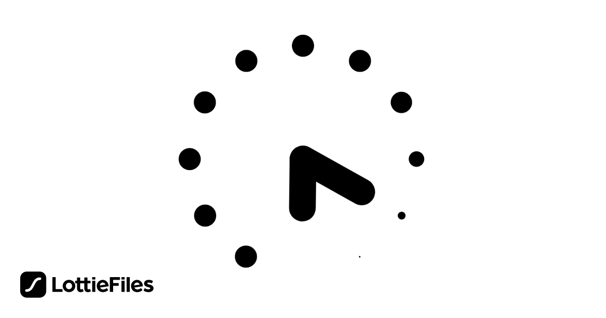 Free Clock loader Animation by Pavel Lenkevich | LottieFiles