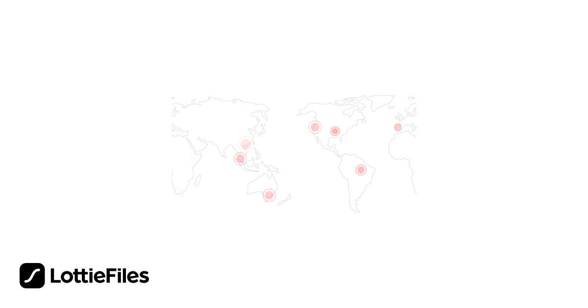 Free World map pinging and searching Animation by Artyom Konakov ...