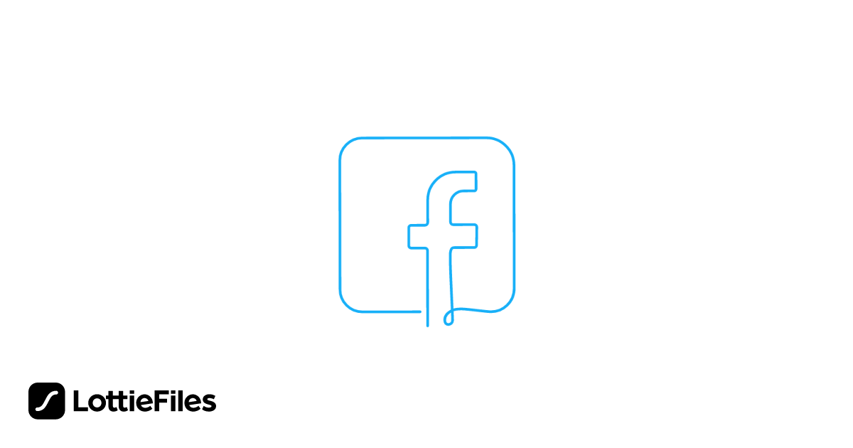 Free Facebook logo icon Animation by Akbar | LottieFiles