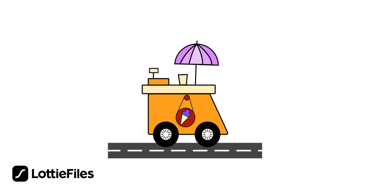 Free Ice cream Shop Animation by Rabea | LottieFiles