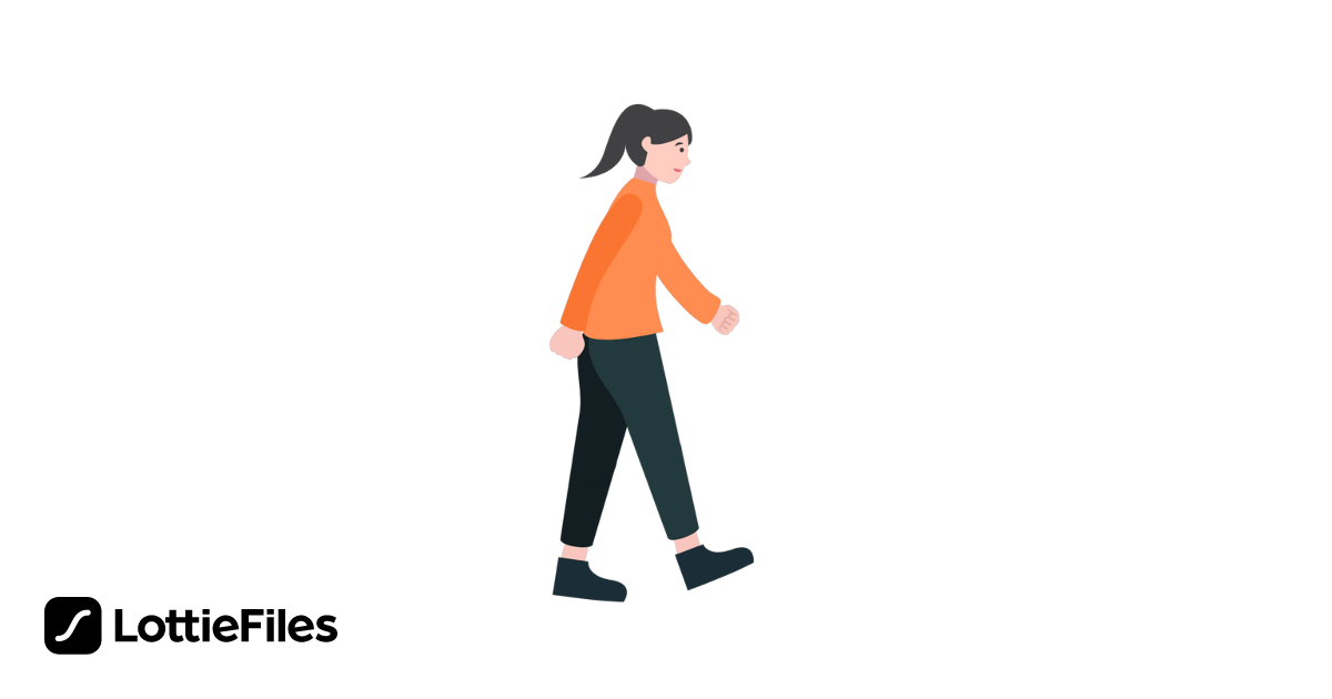 Free Girl Walking Animation by MD | LottieFiles