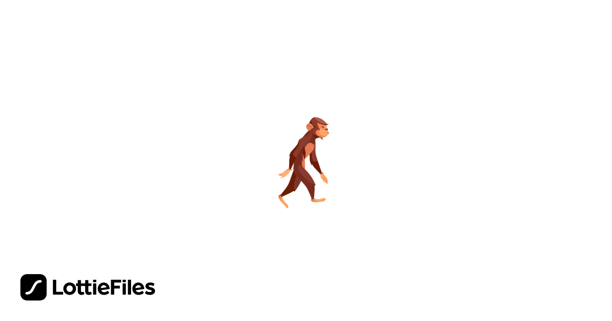 Free Ape walk 2 Animation by Summer | LottieFiles