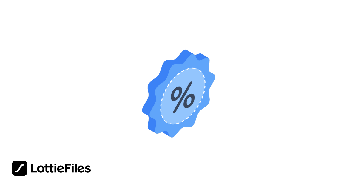 Free Discount Animation by Fun | LottieFiles