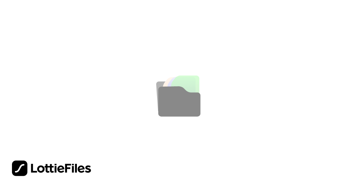 Free Papers In Folder Animation by Michael Martin | LottieFiles