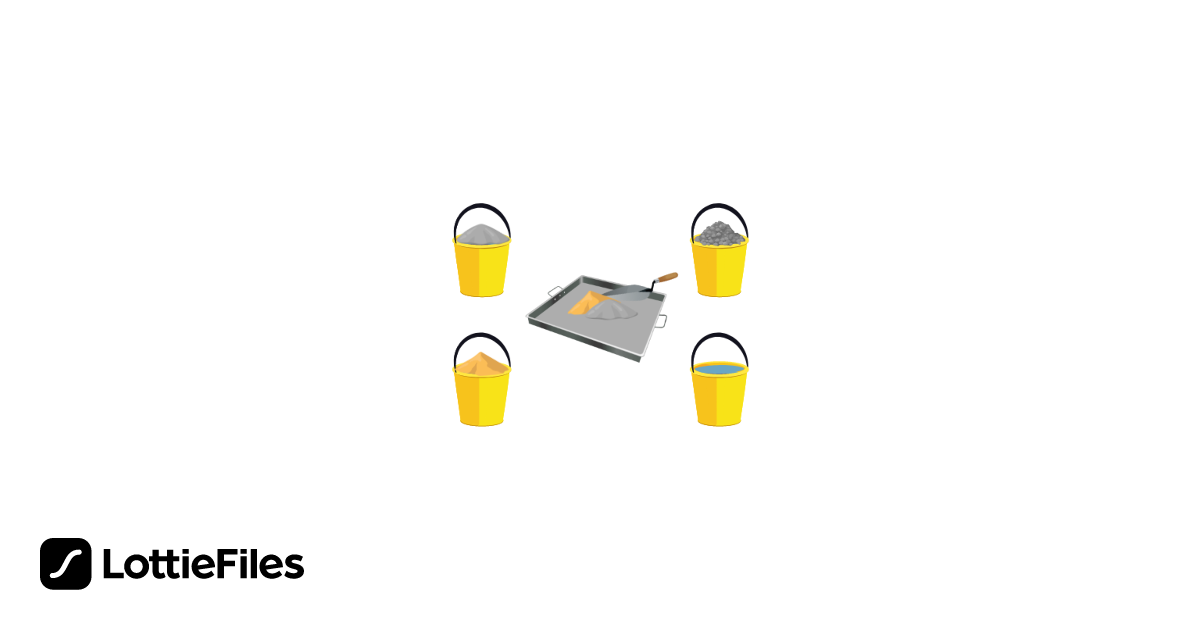 Free Concrete mixing Animation by nezuan | LottieFiles