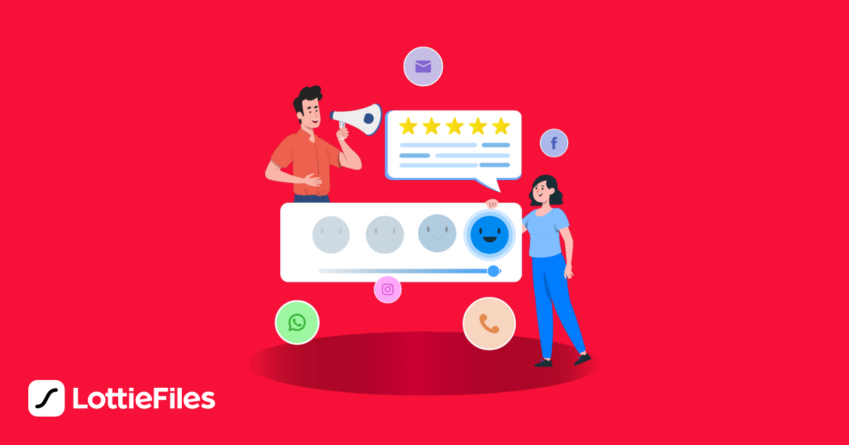 Free Customer Satisfaction Animation by Jairo de Jesus | LottieFiles