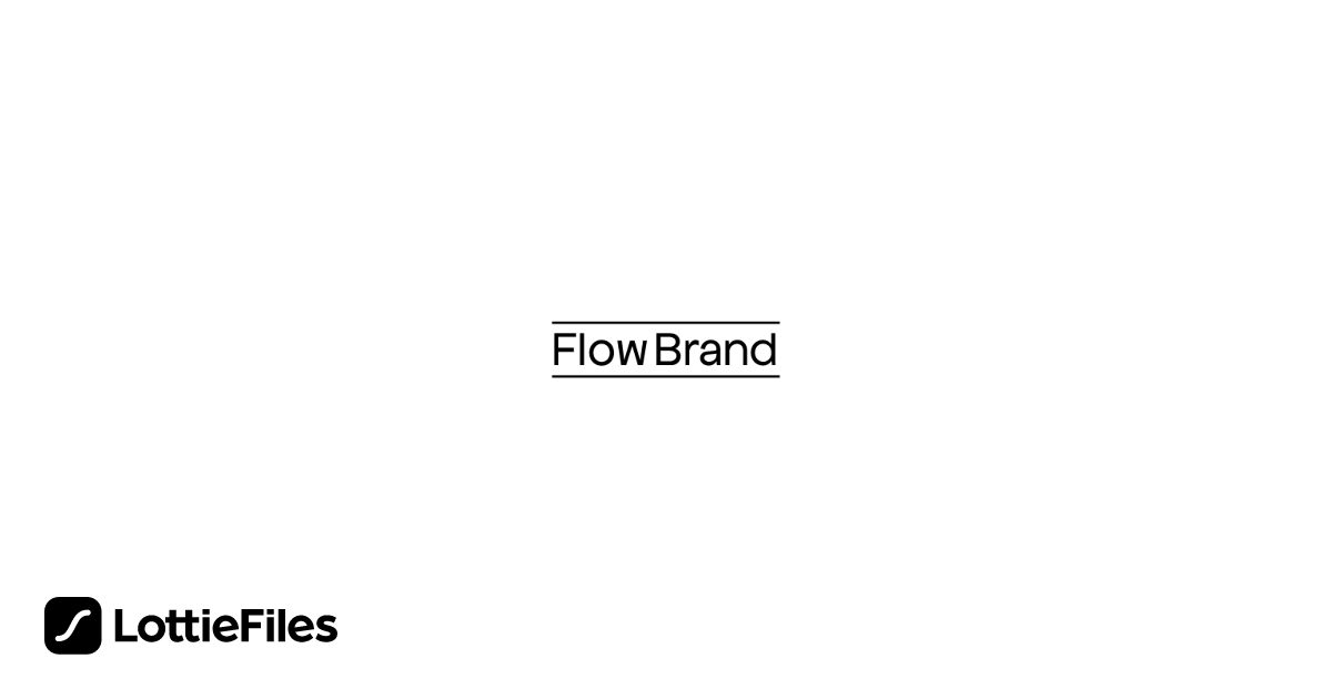 Free Flow Brand Concept Animation by Vinícius Müller | LottieFiles