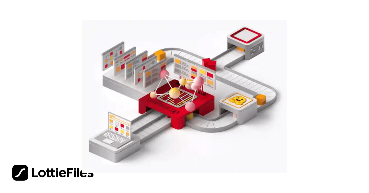 Free 3D Concept Factory Animation Animation by Irfan | LottieFiles