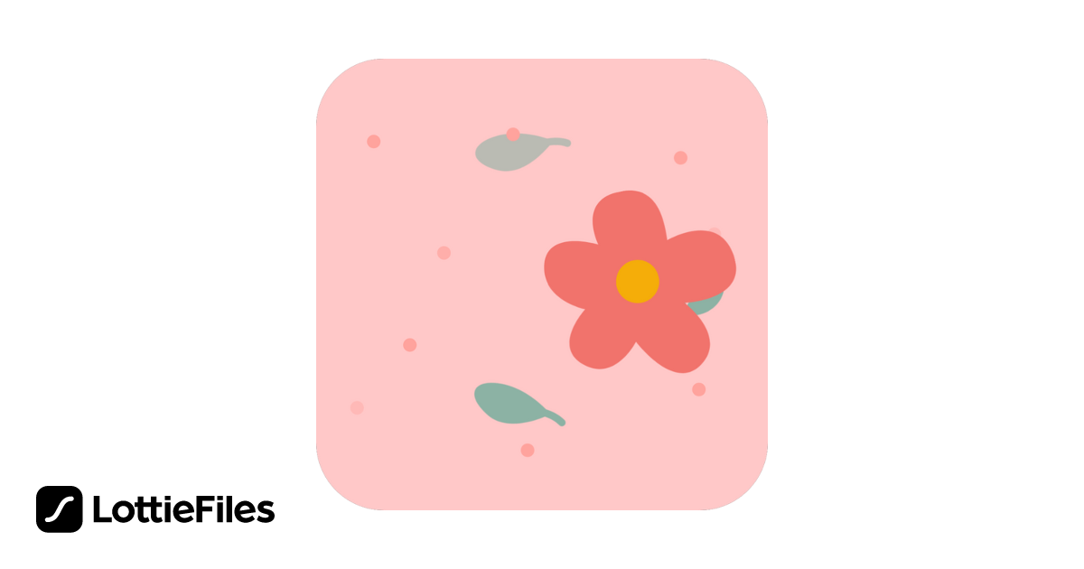 Free spring flower Animation by Yuna Jung | LottieFiles