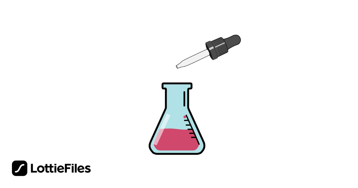 Free Erlenmeyer flask Animation by Escobar | LottieFiles