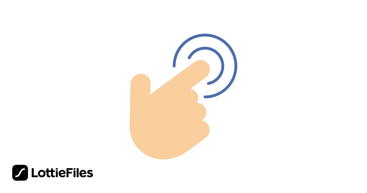 Free Hand Click Animation by | LottieFiles