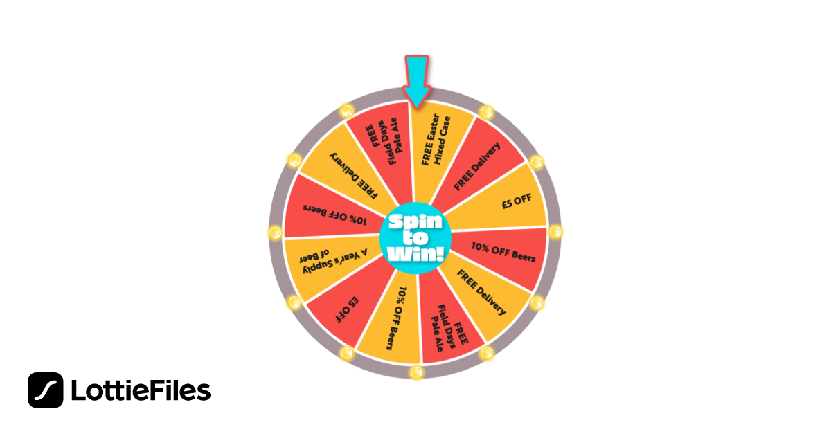 Free HB Spin To Win Animation by David Edmett | LottieFiles