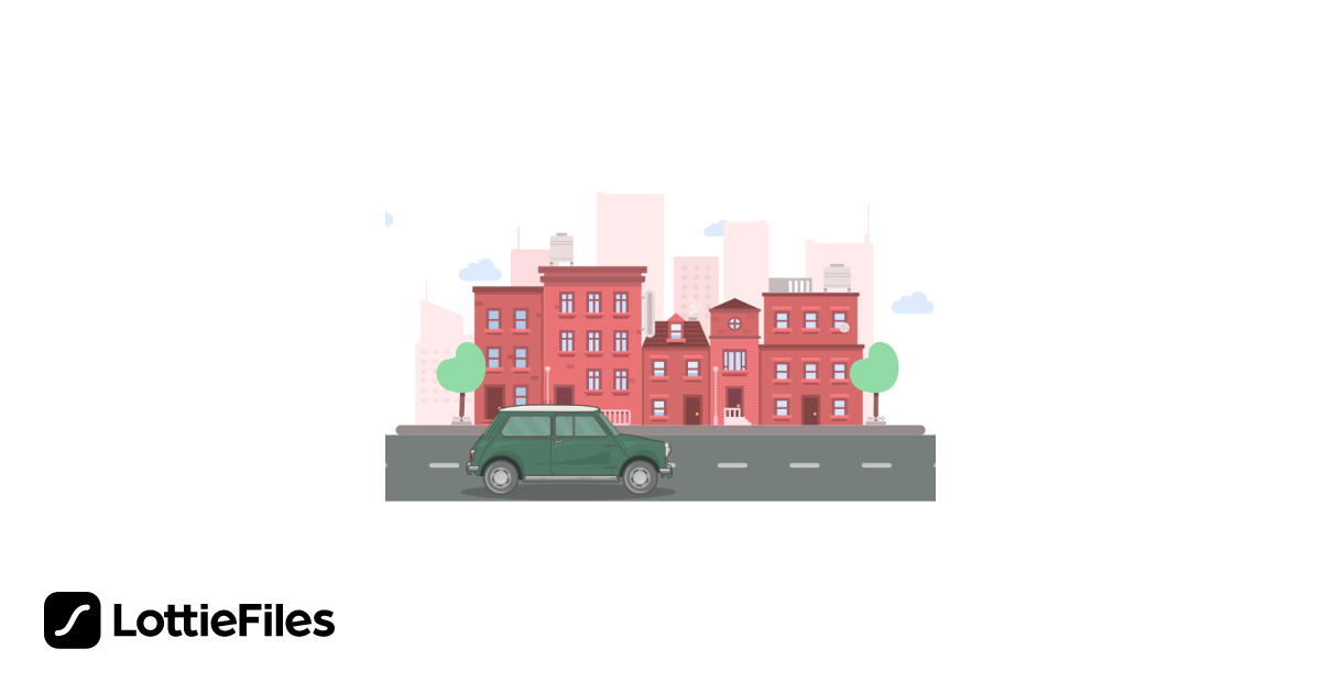 Free Old Town Walk Animation by Anton Weigel | LottieFiles
