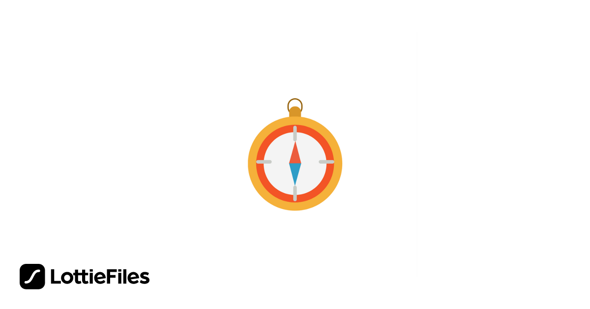 Animación gratuita de brujula animada por cristina | LottieFiles