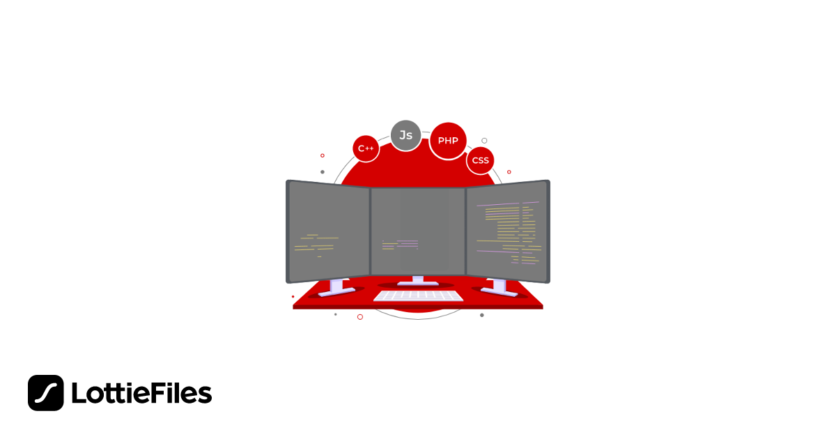 Free Software development Animation by Manuel Aguilar | LottieFiles