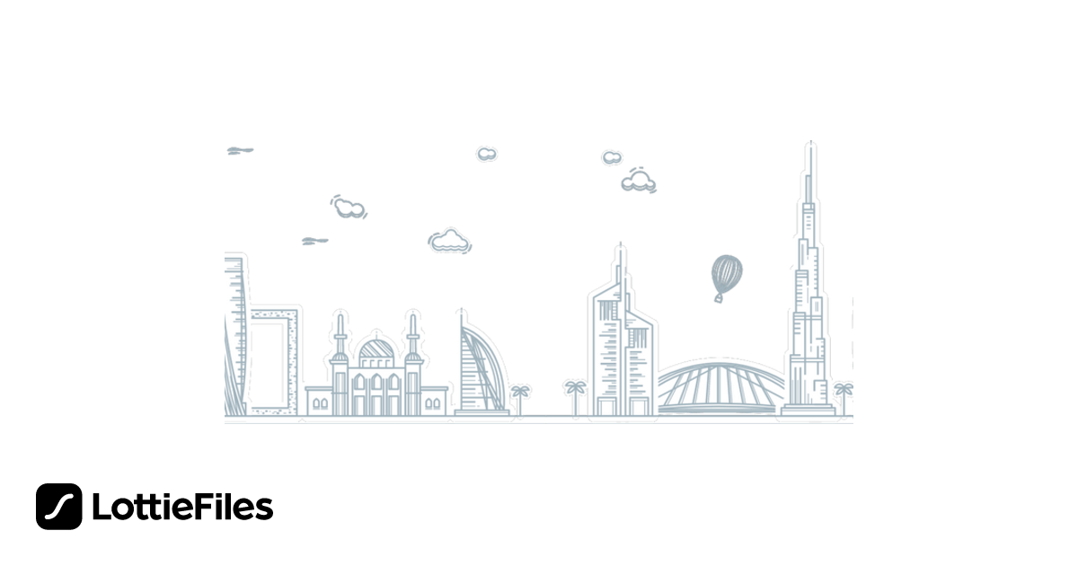 Free Dubai scene Animation by Jasmeet | LottieFiles