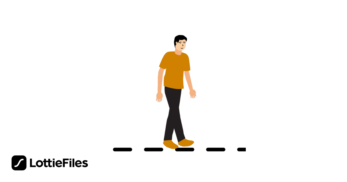 Free Character Boy Walk Animation by Riju | LottieFiles