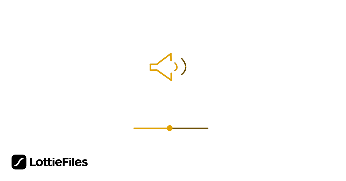 Free Volume Animation by Hussain | LottieFiles