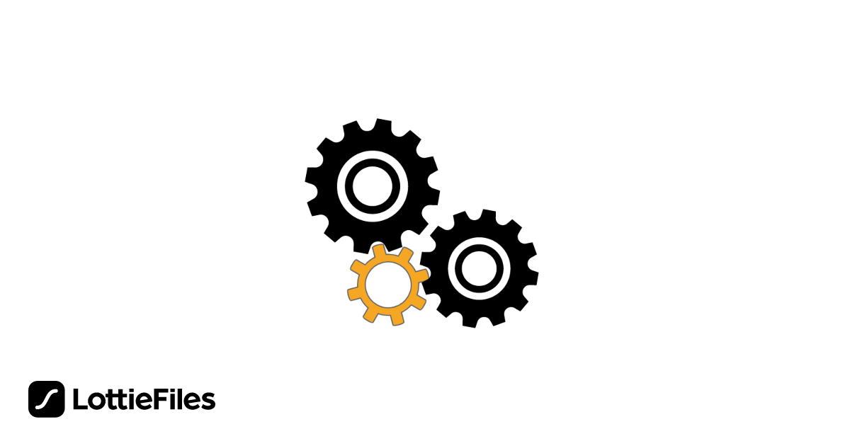 Free Moving gears Animation by Natalia Syzrantseva | LottieFiles