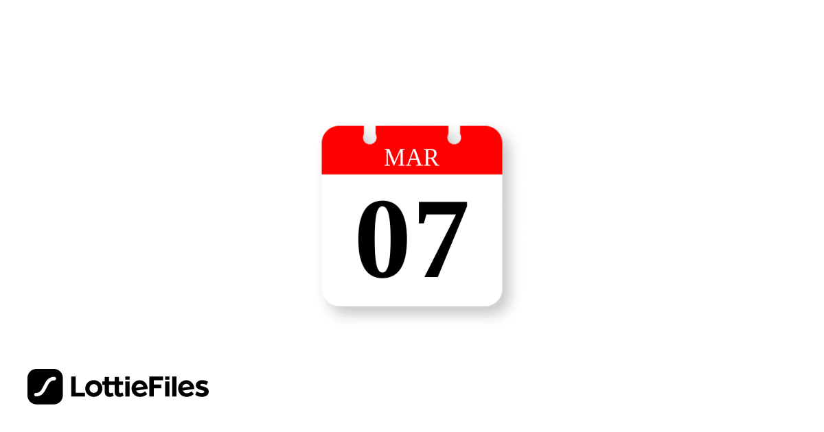 Free Random Calendar Animation by Yair Walden | LottieFiles