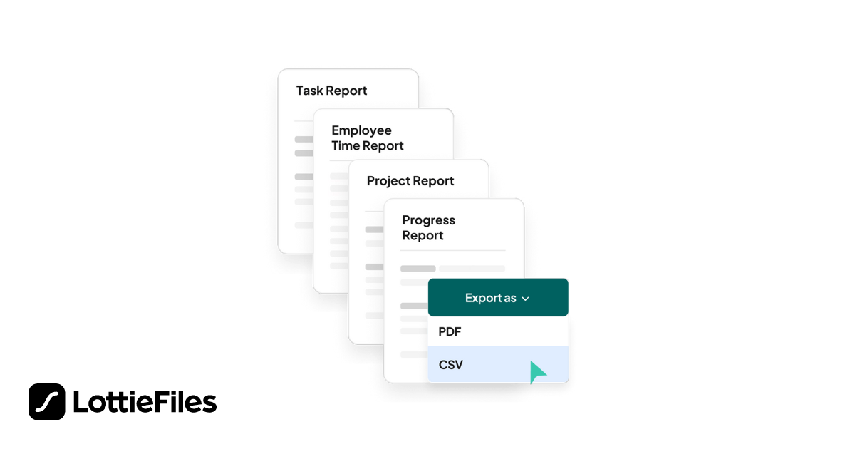 Free Lottie_07_Export As Animation by Marina | LottieFiles