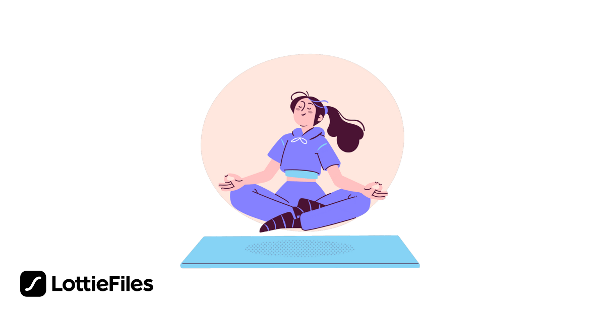 Free Meditation Animation by Grow | LottieFiles