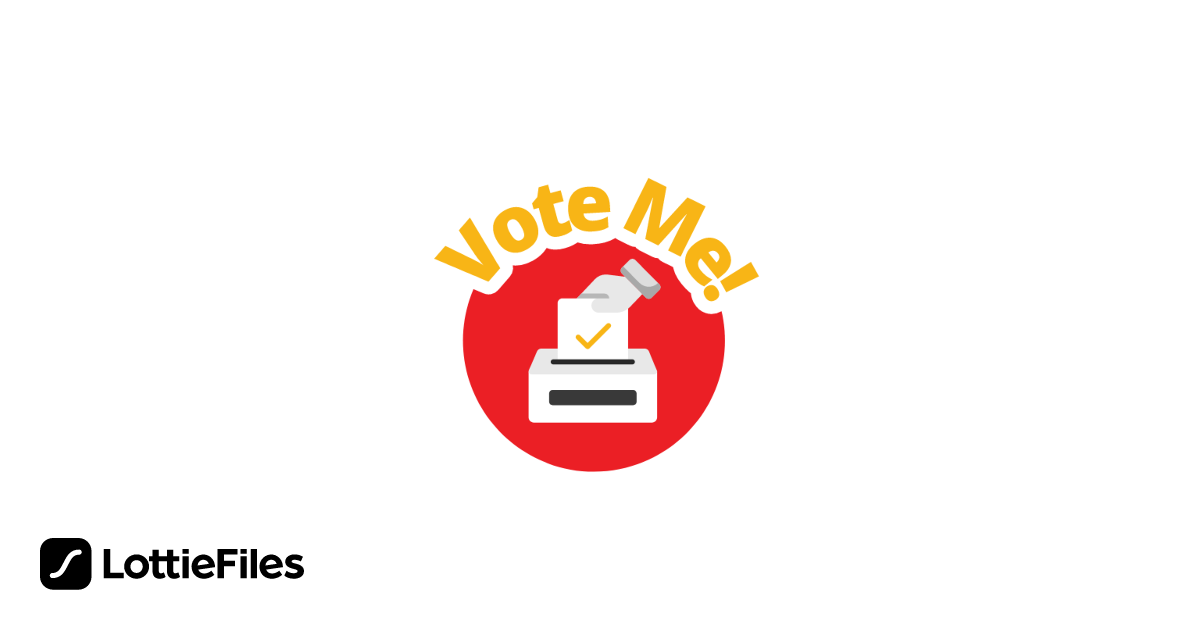 Free Vote Me Animation by Haaris Millah | LottieFiles