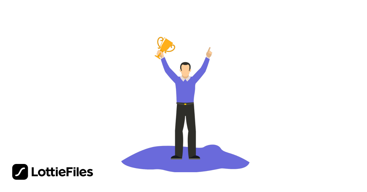 Free Success Man Animation by | LottieFiles
