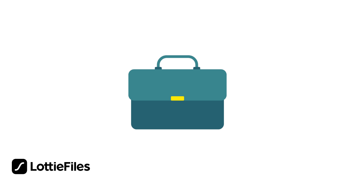 Free Business Bag Animation by Bilal | LottieFiles