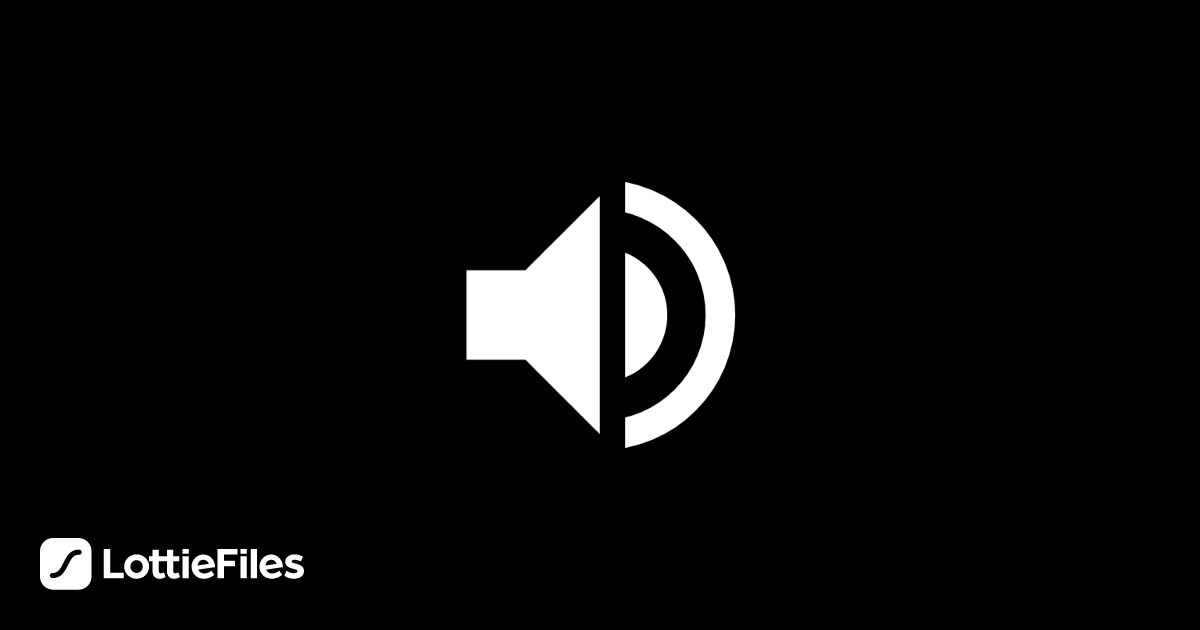 Free Volume Up Animation by Lucas Hughes | LottieFiles