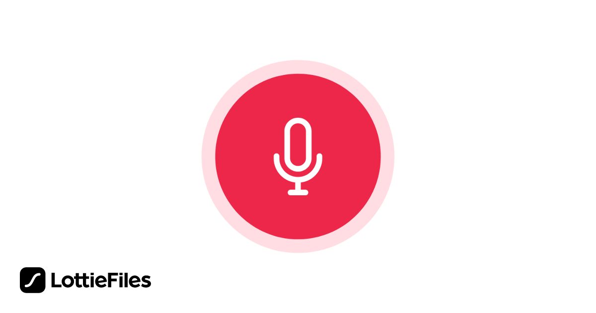 Free Recording bubble red Animation by Christo Kurian | LottieFiles