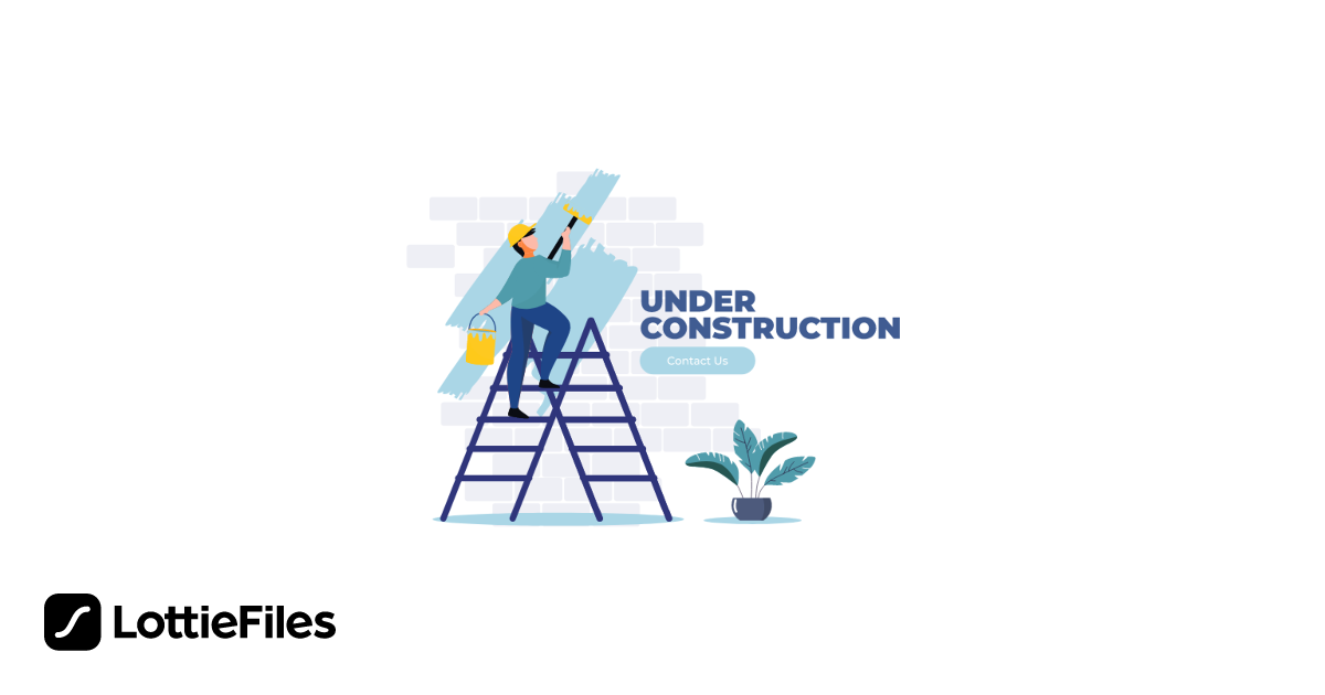 Free Under Construction Animation by Zeus Animation | LottieFiles