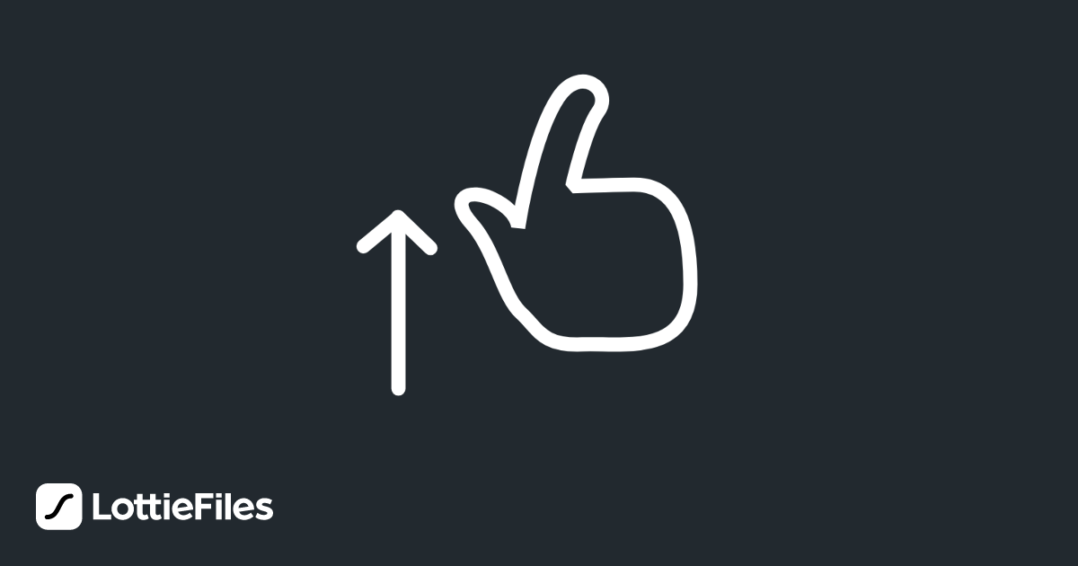 Free Finger Scroll Up Animation by Lai | LottieFiles