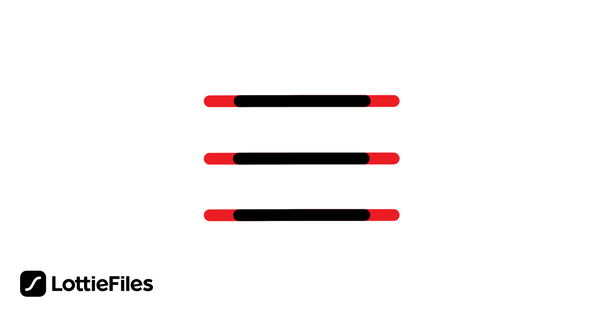 Free Menu icon Animation by Akash Gupta | LottieFiles