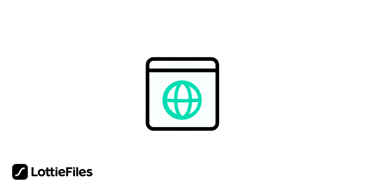 Free Browser icon Lottie JSON animation Animation by Weblodge | LottieFiles